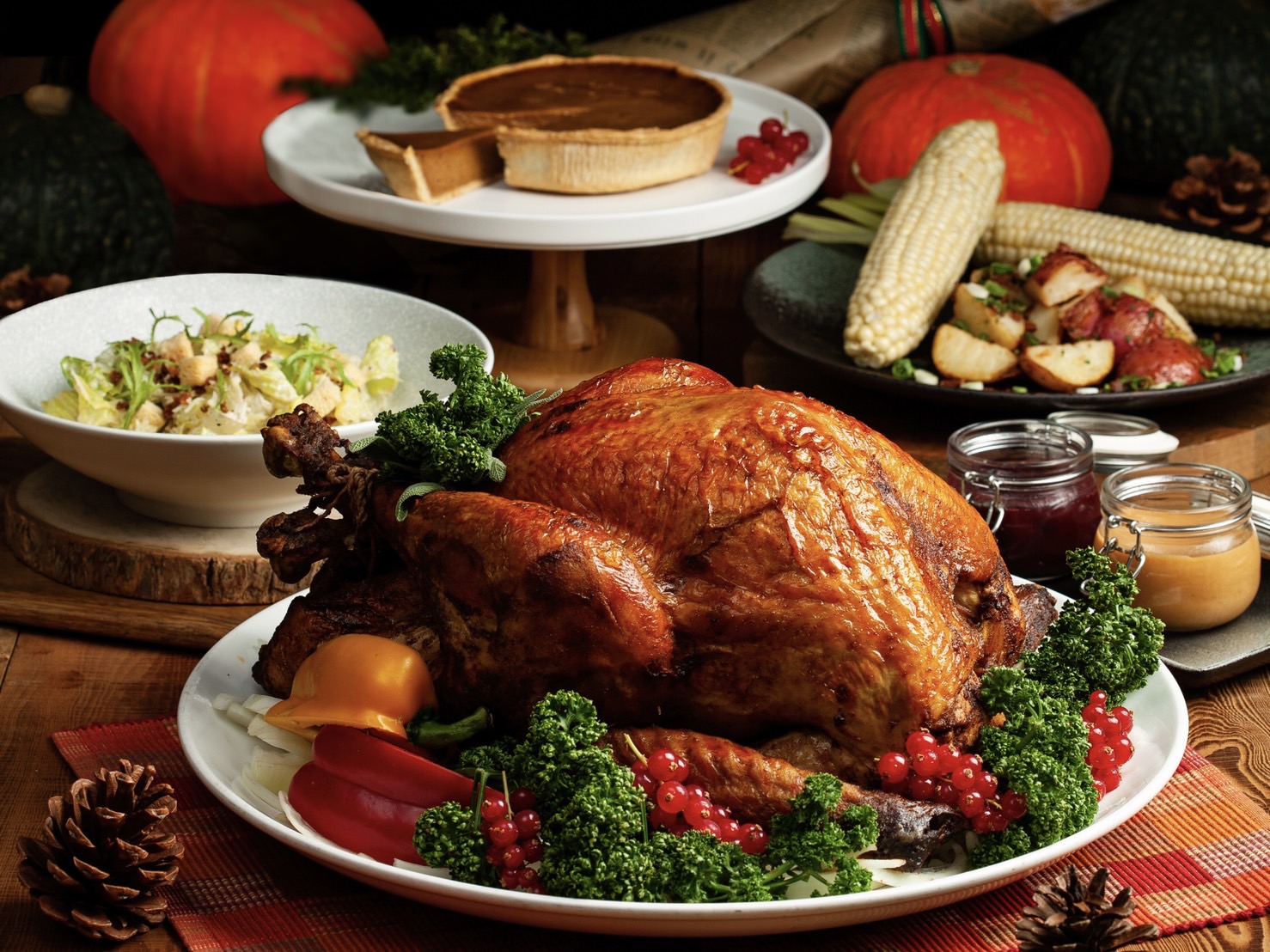 國賓感恩節爐烤火雞禮籃 11月15日前預購贈特製南瓜派 - Taster 美食加